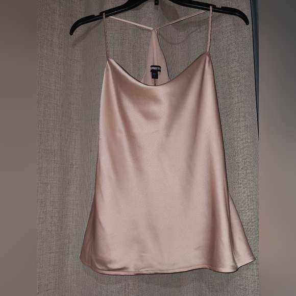 Express | Tops | Nwt Soft Pink Silky Top | Poshmark